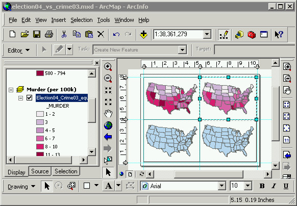 Choropleth Maps with ArcGIS9